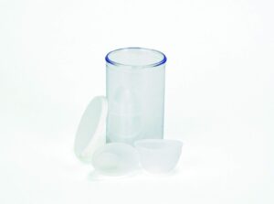 medique products 71069 plastic eye cups, 6 per vial, white