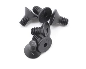 team associated 6291 4/40 x 1/4 flat head socket screws (6)