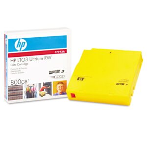 hp c7973a lto3 ultrium 800g 120 mb/sec compressed transfer rate ultrium rw data cartridge