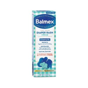 balmex diaper rash cream with aloe & vitamin e, 4 oz