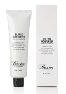 baxter of california oil free face moisturizer for men | lightweight | fragrance free | all skin types | 4 fl oz