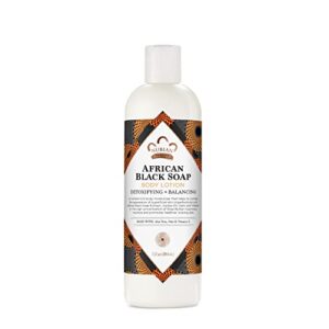 nubian heritage body lotion african black soap for dry skin paraben free body moisturizer, 13 oz