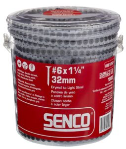 senco 06b125p duraspin screw number 6 by 1-1/4-inch drywall screw-light steel (1,000 per box)