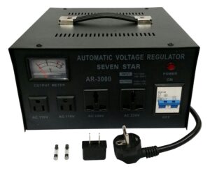 sevenstar ar 3000 3000-watt heavy duty voltage regulator/stabilizer with built-in voltage transformer