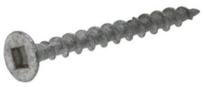 hillman 47750 galvanized square drive deck screw, 8 x 2-1/2-inch, 100 pack