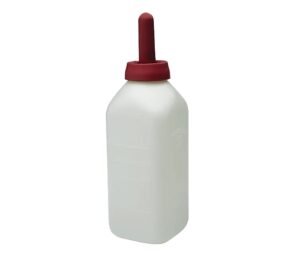 calf nursing bottle - little giant - 2 quart nursing bottle with snap-on nipple (item no. 9812)