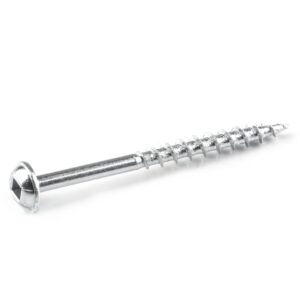 kreg sml-c2-250 zinc pocket-hole screws, 2 inch, #8 coarse thread, maxi-loc head (250 count)