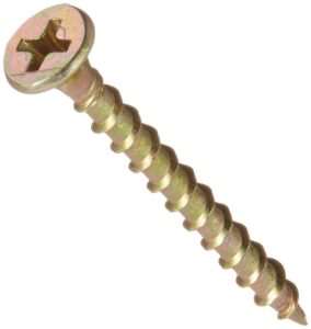 grip rite, 1-5/8" 158gs5 5 lb number-2 phillips gold screws for general construction, color