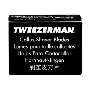 tweezerman replacement callus shaver blades, 20 count