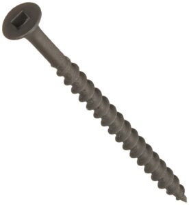 the hillman group 47773 8-inch x 2-1/2-inch coarse thread drywall screw with square drive, 1-pound, black