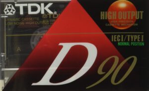 tdk 20100 - tdk standard size audio cassette