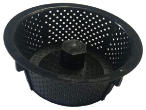 marble products shampoo bowl strainer cup 3-1/2" dia.