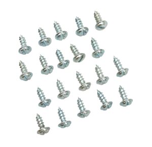 frost king zp1 screws and clips for furniture re-webbing, silver, 20 pieces