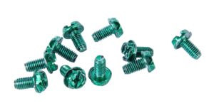 gardner bender ggs-1512r grounding screws,green,12 pack