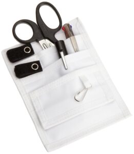 adc - adc117bk pocket pal iii medical accessories nurse kit, includes minimedicut shears, adlite plus disposable penlight, and 3-color pen, black, adult