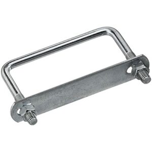 national hardware n222-380 2192bc square u bolt in zinc plated,#673-3/8"x4"x3"