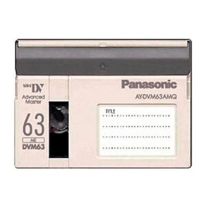 panasonic aydvm63amq professional quality minidv tape