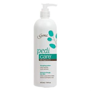 gena pedi care 16 oz peppermint lotion: cruelty-free foot moisturizer for dry skin