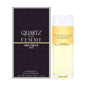 molyneux quartz for women. eau de parfum spray 3.38 ounces (packaging may vary)