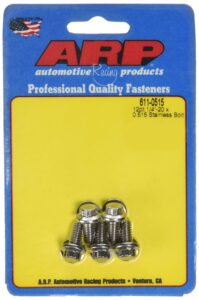 arp 6110515 stainless steel 1/4-20 12-point bolts - pack of 5