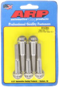 arp 6132000 stainless steel 3/8-16 12-point bolts - pack of 5