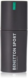 benetton sport by benetton for men. eau de toilette spray 3.3 ounces