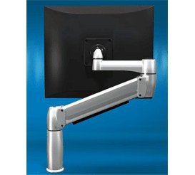 spacearm monitor arm - bolt thru, platinum