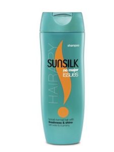 sunsilk no major issues with water lily & ginseng, shampoo, (12 oz.)