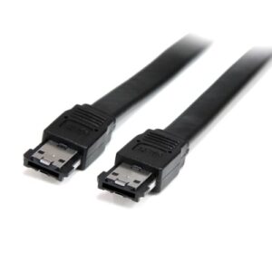 startech.com 6 ft shielded external esata cable m/m - 6ft external sata cable - 6ft esata cable (esata6)