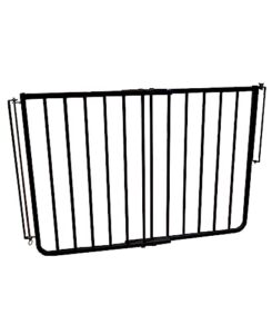 cardinal pet gates stairway special pet gate, black, ss-30