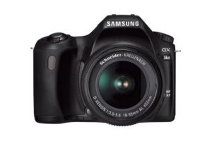 samsung gx-1l 6.3mp digital slr camera with schneider d-xenon 18-55mm lens