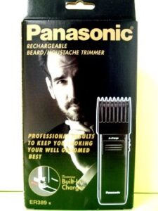 panasonic beard/mustache trmr. rechargeable