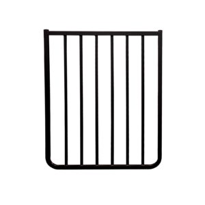 cardinal gates bx2 baby gate extension - fits cardinal gates safety gates - 21.75 inch wide dog gate extension - black