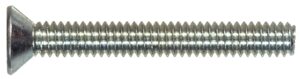 the hillman group, zinc 101033 6-32-inch x 1/2-inch flat head phillips machine screw, 100-pack, 0.5 inches