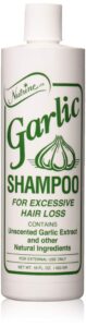 nutrine garlic shampoo 16 oz. unscented