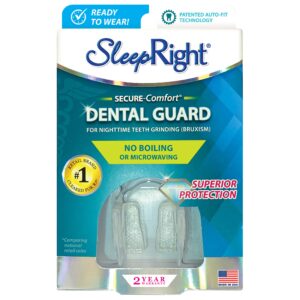 sleepright secure-comfort dental guard to prevent teeth grinding and damage