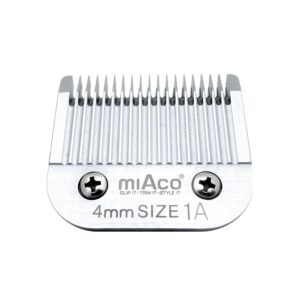 miaco size 1a detachable clipper blade fits oster classic 76, andis bgc, bgr, bgrc, mbg