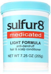 sulfur 8 medicated light formula anti-dandruff conditioner, 7.25 ounce (strickland240150)