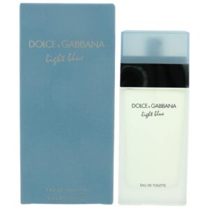 dolce & gabbana light blue eau de toilette spray for women, 1.7 fluid ounce