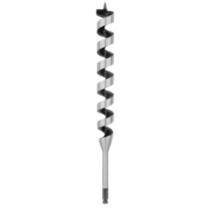 irwin tools irwin weldtec auger wood drill bit 1-1/2" x 17" (3043016)