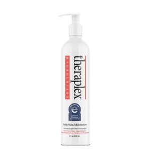 theraplex hydro lotion (8 oz) - no parabens or preservatives, noncomedogenic, and hypoallergenic, fragrance-free, dermatologist recommended - national eczema association seal of approval