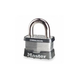 master lock 5ka a451 number-5 laminated padlock, 2"