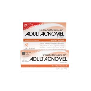 adult acnomel acne medication cream, 1.3 ounces