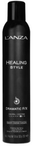 l'anza healing style dramatic f/x hair spray with strong hold effect, eliminates frizz, nourishes, and restructures the hair while styling, with uv and heat protection to prevent damage (10.6 ounces)