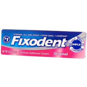 fixodent original denture adhesive cream 1.4 oz