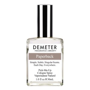 demeter, paperback, 1oz cologne spray, perfume for women and men