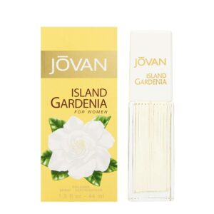 jovan island gardenia eau de cologne spray 1.5 fl oz (pack of 1), notes of neroli, gardenia, and sandalwood, women's fragrance, long lasting, everyday fragrance, travel size