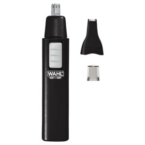 wahl 5567-500 ear, nose and brow wet/dry battery trimmer, black