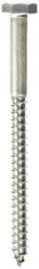 the hillman group 832014 1/4 x 3-1/2-inch stainless steel hex lag screw, 25-pack, 3.5 inches, no color