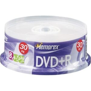 memorex 30 pack of dvd+r